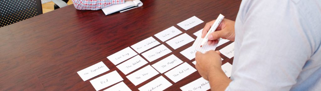 Global Trust Association | Card Sorting: Content categorization.